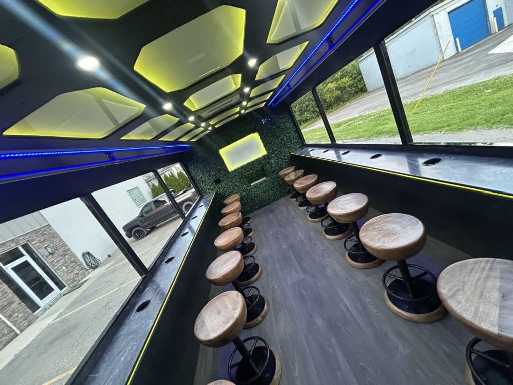 Open Sided Party Bus | Custom Mobile Conversions